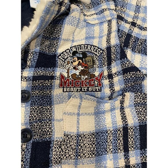 Disney | Jackets & Coats | Disney Plaid Mickey Mouse Lined Jacket 2 ...